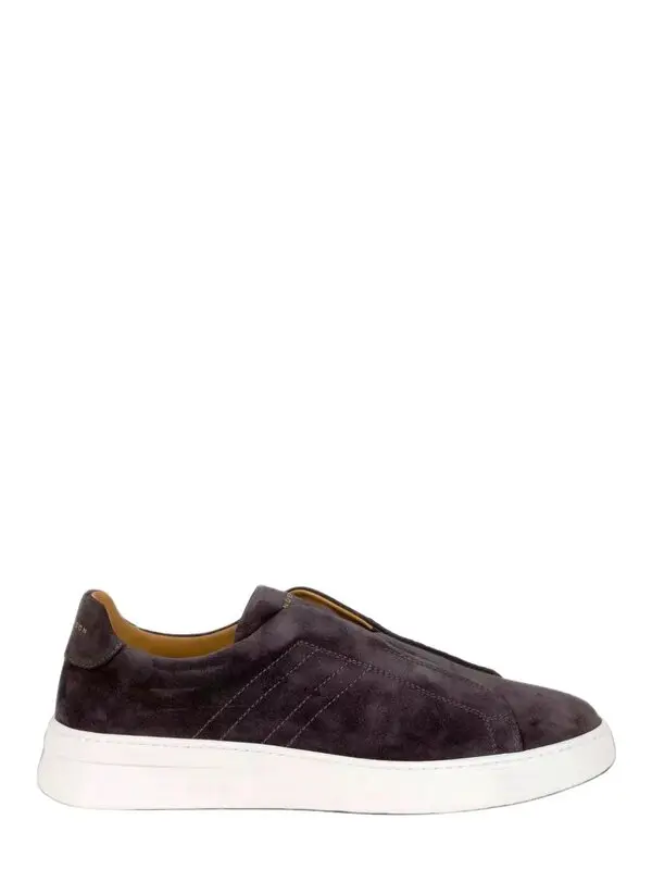 HENDERSON BARACCO Suede Slip-on Sneakers - Grey