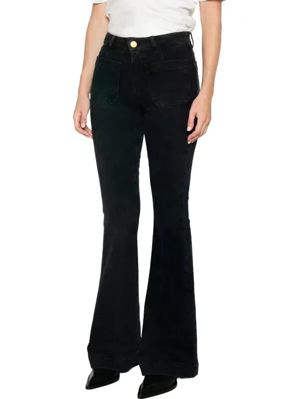Seafarer Delphine High-waisted Flared Jeans - Black