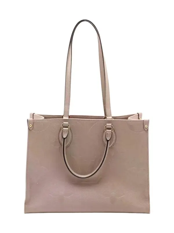 LOUIS VUITTON 2021-2026 Monogram Empreinte Onthego Mm Satchel - Neutrals