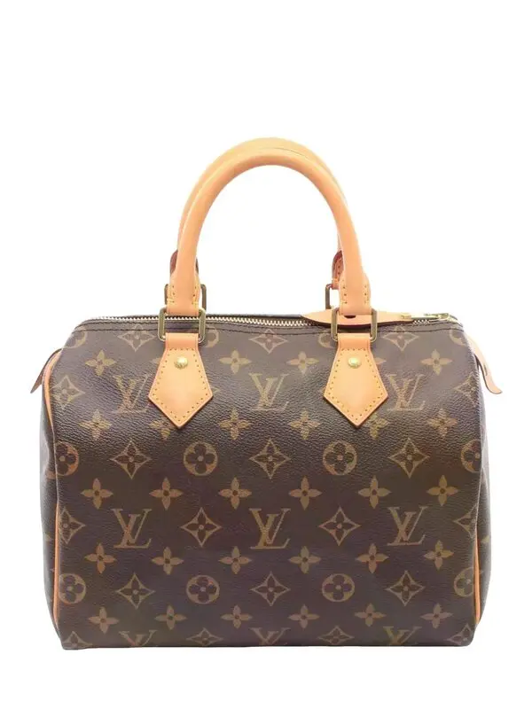 LOUIS VUITTON 2000-2010 Monogram Speedy 25 Boston Bag - Brown