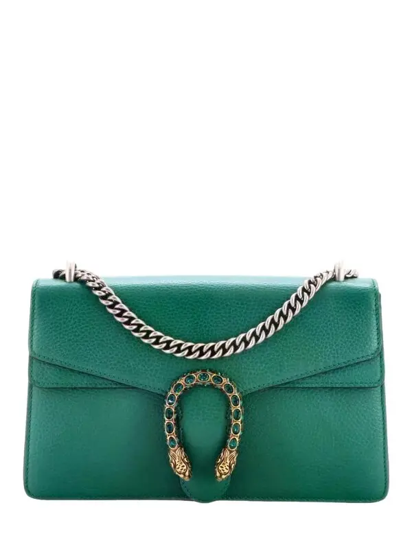 Gucci Dionysus Bag Leather Small Shoulder Bag - Green