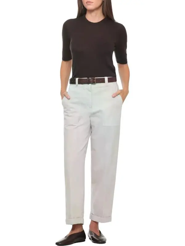 PANICALE Short-sleeve Sweater - Brown