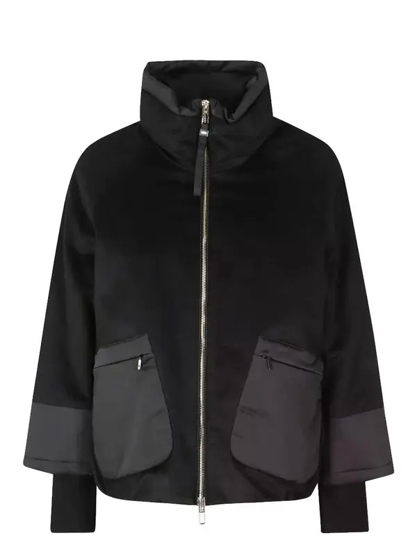 DUNO High-neck Panelled Jacket - Black