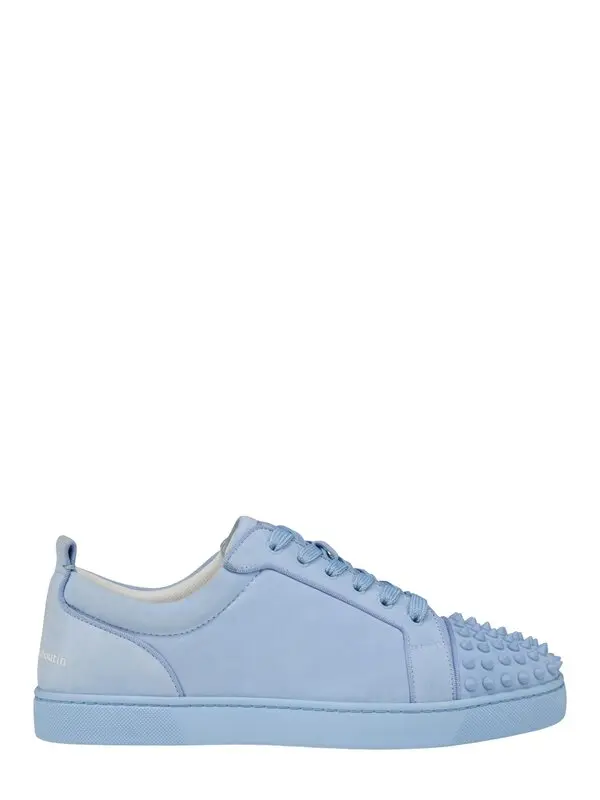CHRISTIAN LOUBOUTIN Spike-embellished Sneakers - Light Blue
