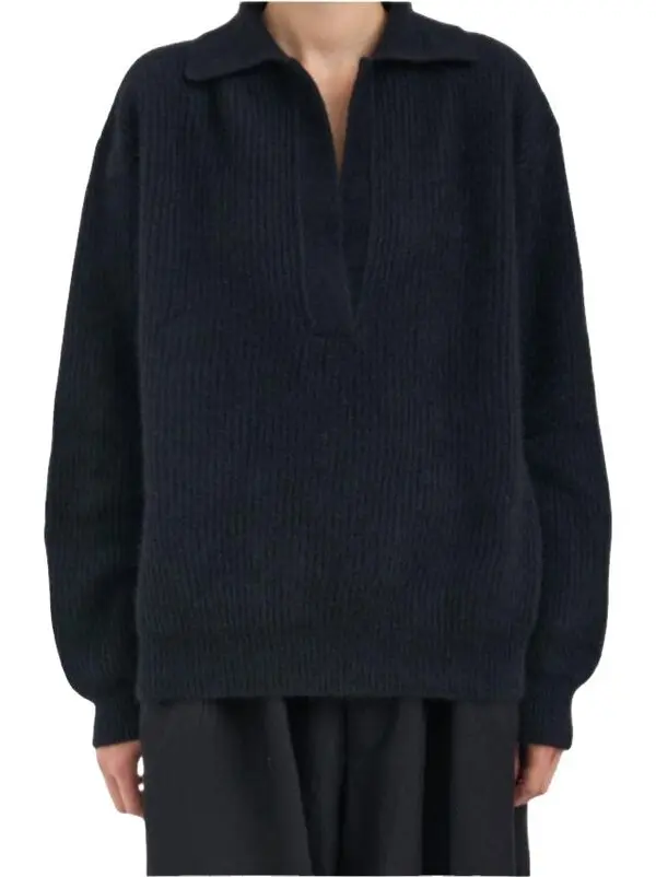 UMA WANG Long-sleeved Sweater - Black