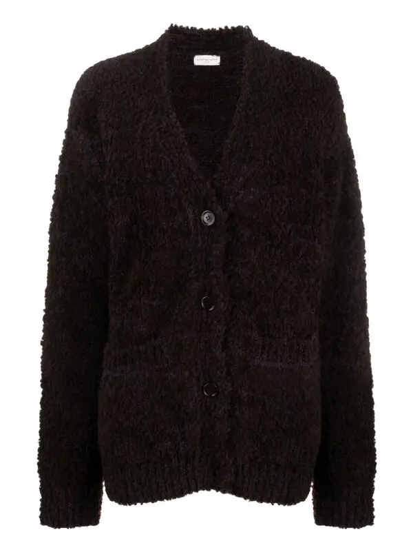 Dries Van Noten Long-sleeved Button Cardigan - Brown