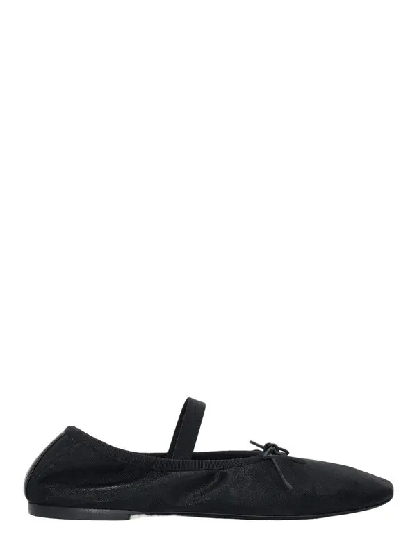 Proenza Schouler Glove Mary Jane Bow Ballerina Shoes - Black