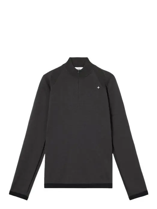 Stone Island Half-zipper Sweater - Gray