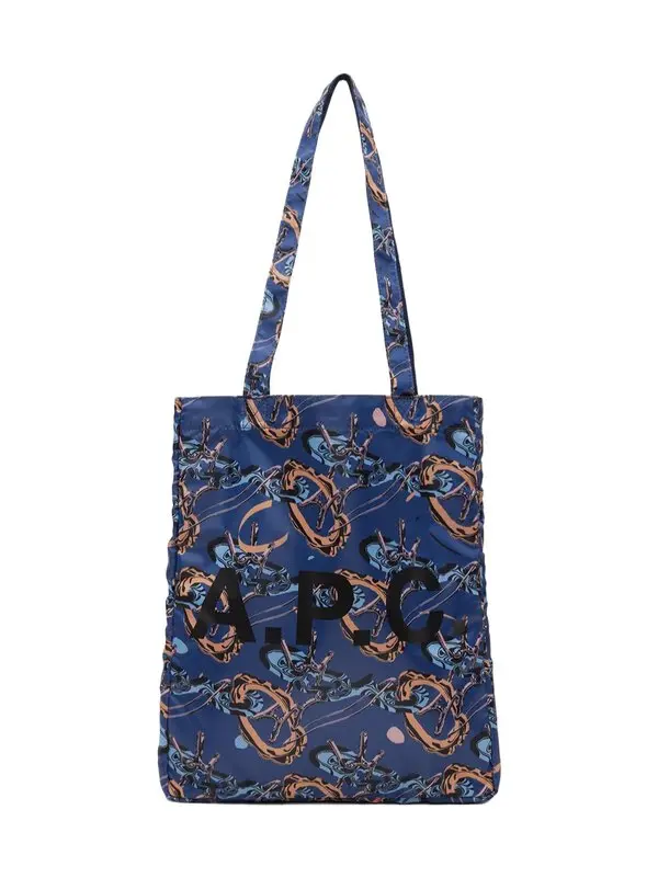 A.p.c. X Brain Dead Co-signed Double-sided Handbag - Blue