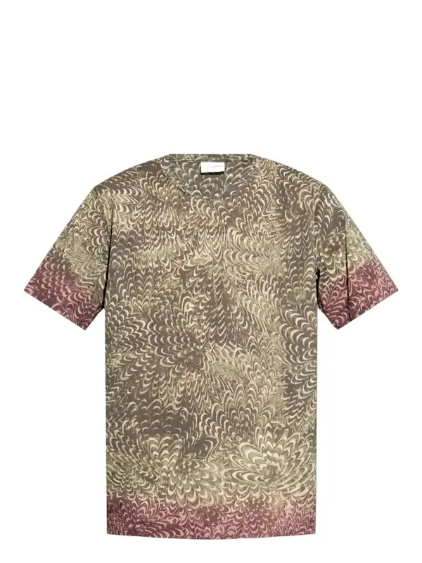 Dries Van Noten Allover Printed Crewneck T-shirt - Multi-color