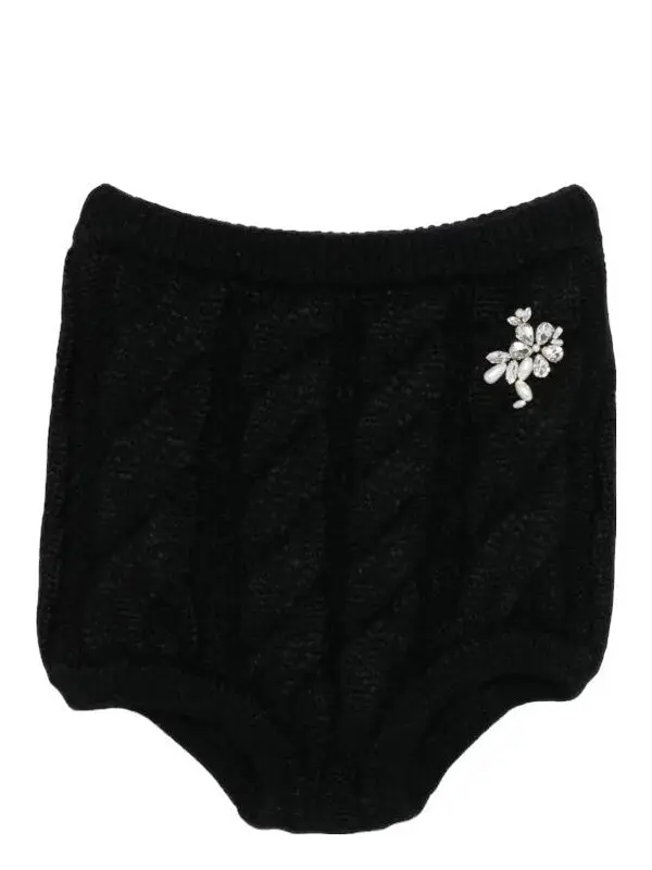 Simone Rocha Embellished Shorts - Black