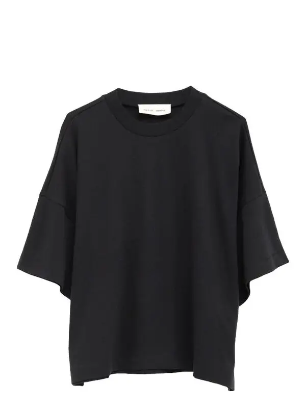 Fear Of God Logo Patch Boxy T-shirt - Black