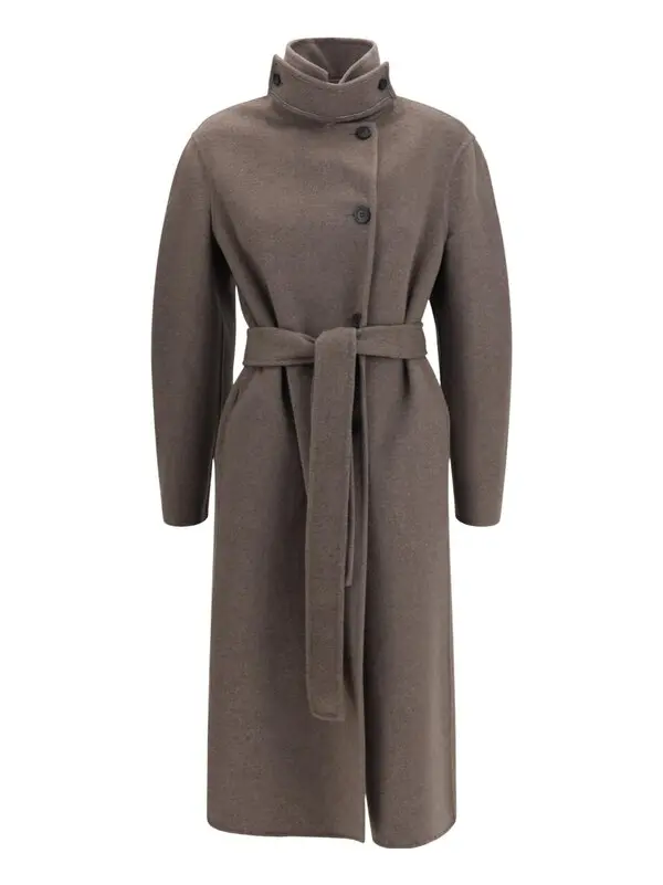 Fabiana Filippi Belted Long Coat - No