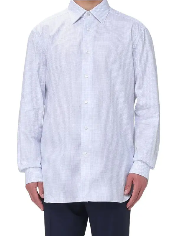 Zegna Check Poplin Shirt - Multicolor