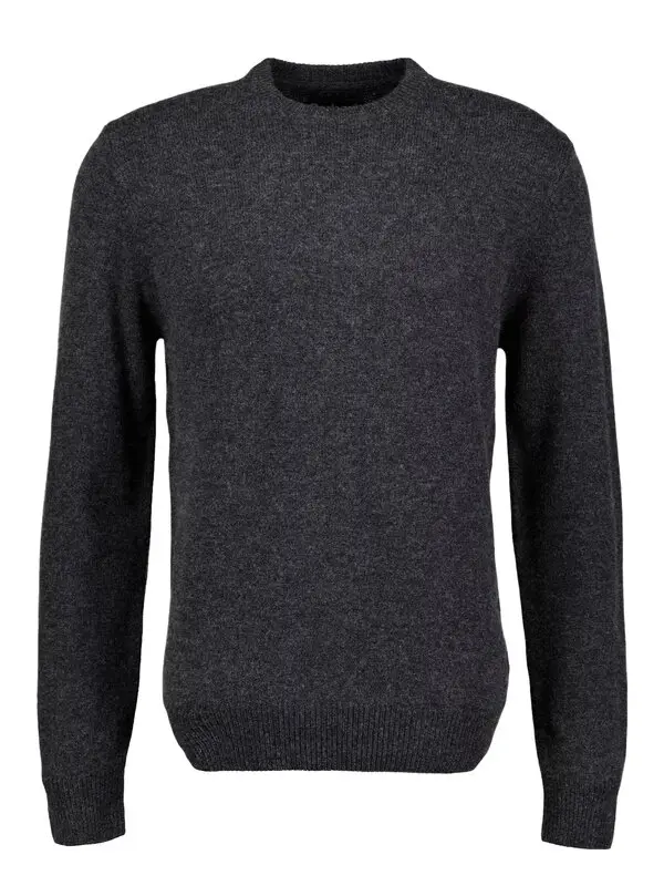Barbour Crew Neck Solid Knit Sweater - No