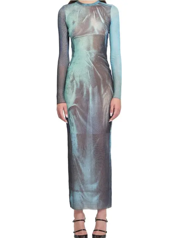 JEAN PAUL GAULTIER The Long Water Dress - Gray