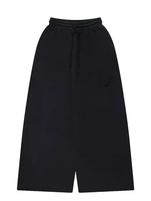 LỰU ĐẠN Bontan Raw-cut Track Pants - Black