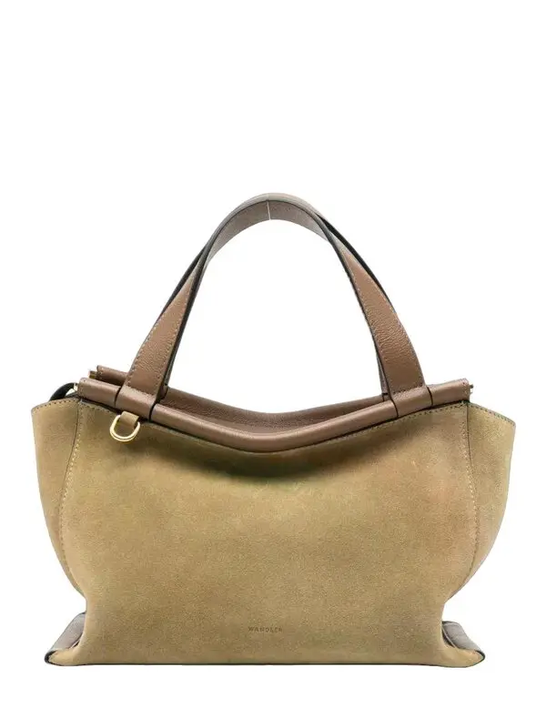 WANDLER Suede Leather Shoulder Bag - Neutrals