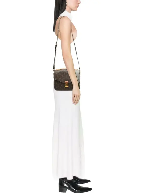LOUIS VUITTON 2020 Monogram Pochette Metis Satchel - Brown