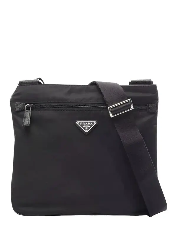 Prada 2013-2026 Tessuto Crossbody Bag - Black
