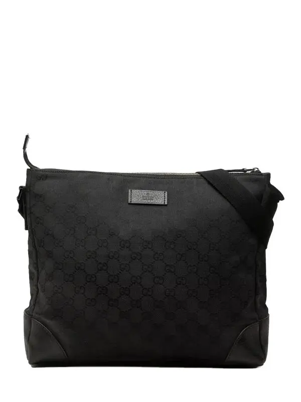 Gucci 2000-2015 Gg Canvas Joy Messenger Bag Crossbody Bag - Black
