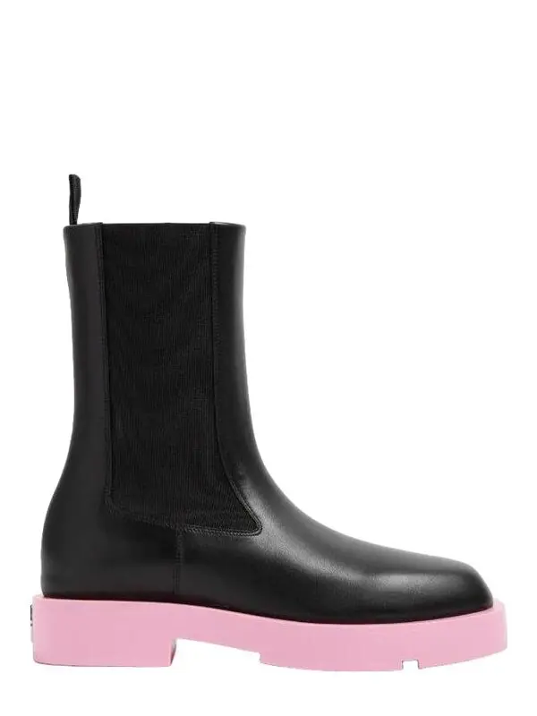 Givenchy Slip-on Squared Ankle Boots - Black