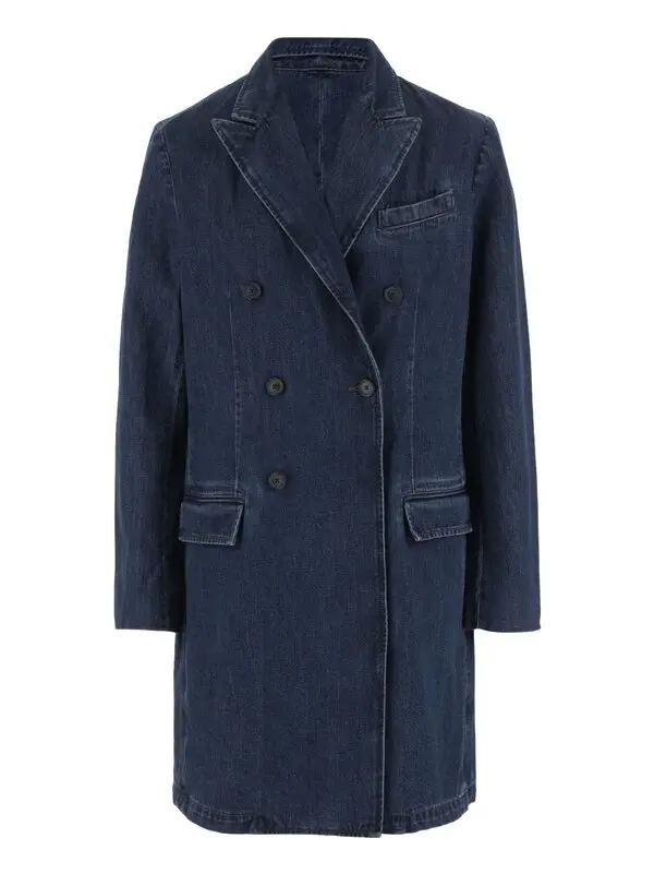 Polo Ralph Lauren Long Sleeved Denim Coat - Black
