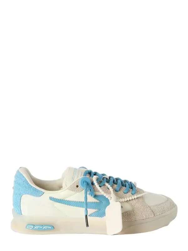 Off-White End Of Play Suede-panelled Sneakers - Neutrals