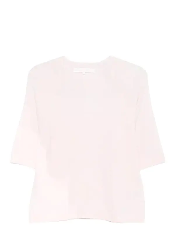ABSOLUT CASHMERE Leana Short-sleeve Raglan Sweater - Pink