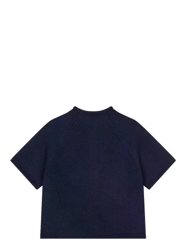 STUDIO TOMBOY Short-sleeve Cardigan - Blue