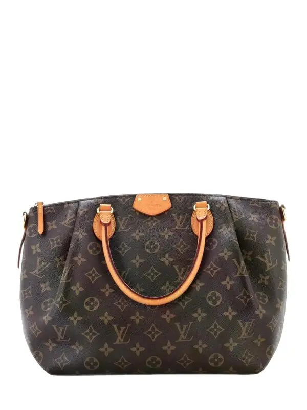 LOUIS VUITTON Turenne Handbag Monogram Canvas Mm Satchel - Brown