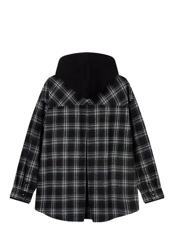 STUDIO TOMBOY Check-pattern Shirt - Black