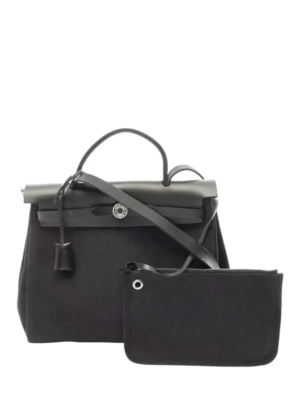 Hermès 2023 Cc Lambskin Backpack Satchel - Black