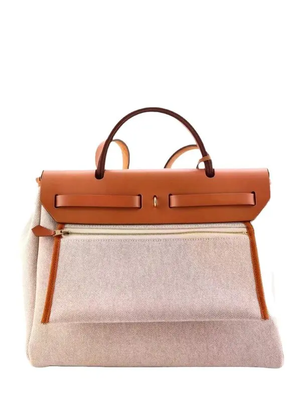 Hermès Herbag Zip Circuit 24 Vache Hunter And Leather 31 Satchel - Brown