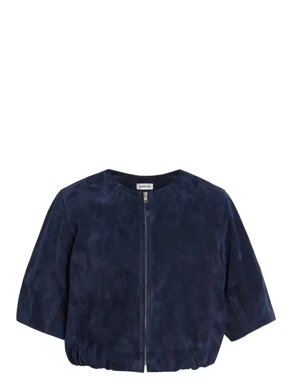 Simkhai Austyn Zip-up Jacket - Navy