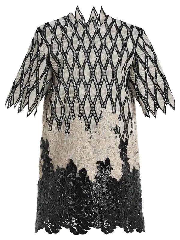 Simkhai Mackinley Crewneck Mini Dress - Multi