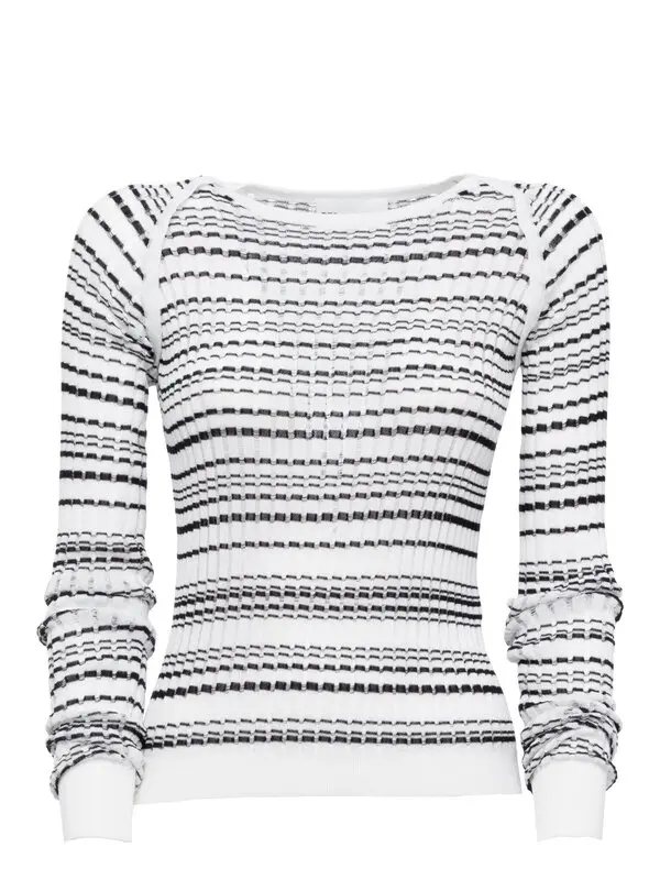 DES_PHEMMES Ribbed Knit Shirt - Multi