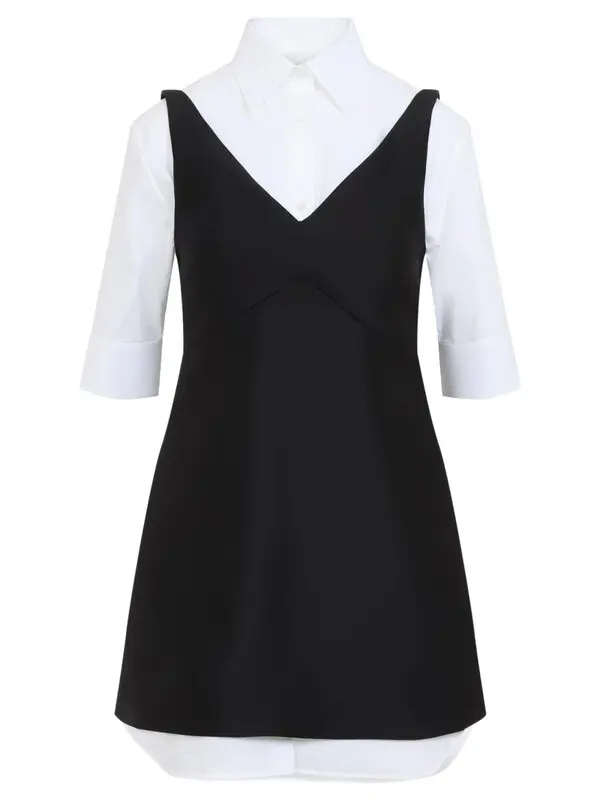 Balenciaga Hybrid Shirt Dress - Black