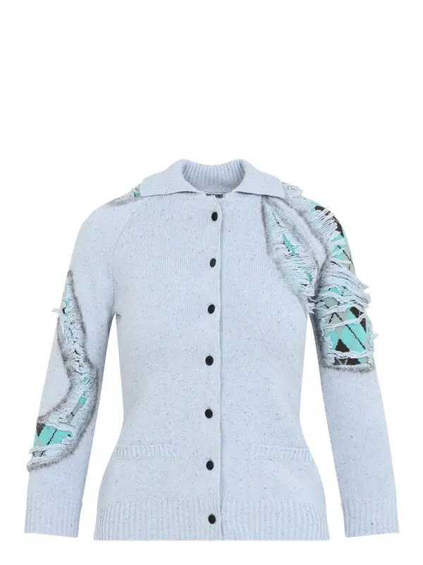 Moschino Wool Cardigan - Blue