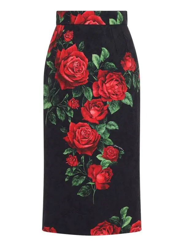 Dolce & Gabbana Midi Skirt - Black