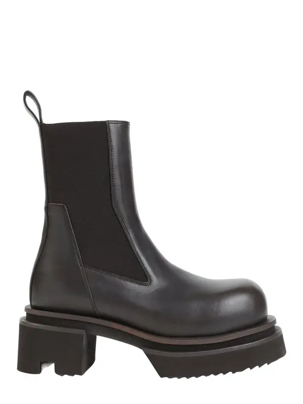 Rick Owens Beatle Bogun Boots - Red