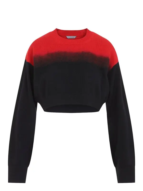 Balenciaga Crewneck Sweater - Black