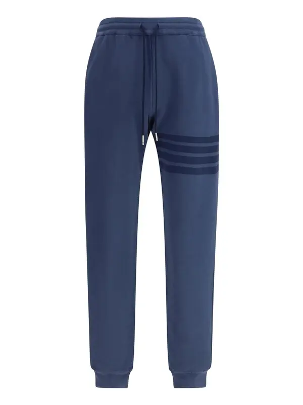 Thom Browne Cotton Sweatpants - Blue