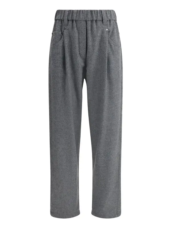 Brunello Cucinelli Wool Pants - Gray