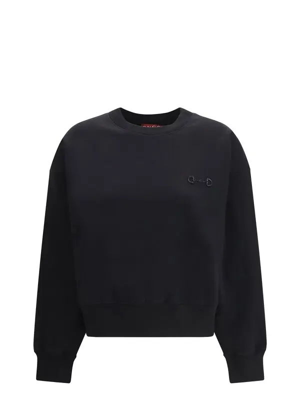 Gucci Brushed Cotton Jersey Sweatshirt - Black