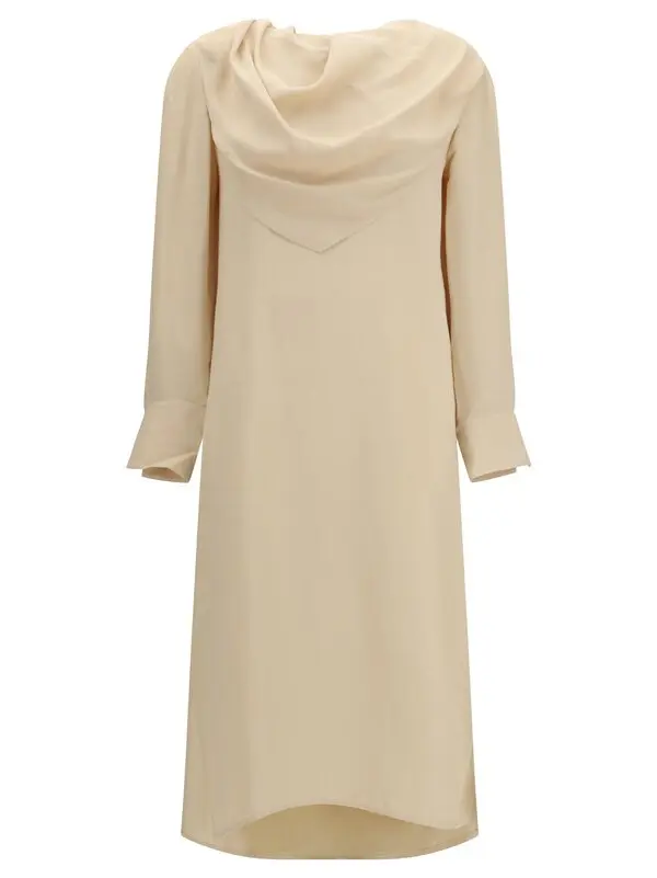Acne Studios Draped Backless Midi Dress - Multicolor