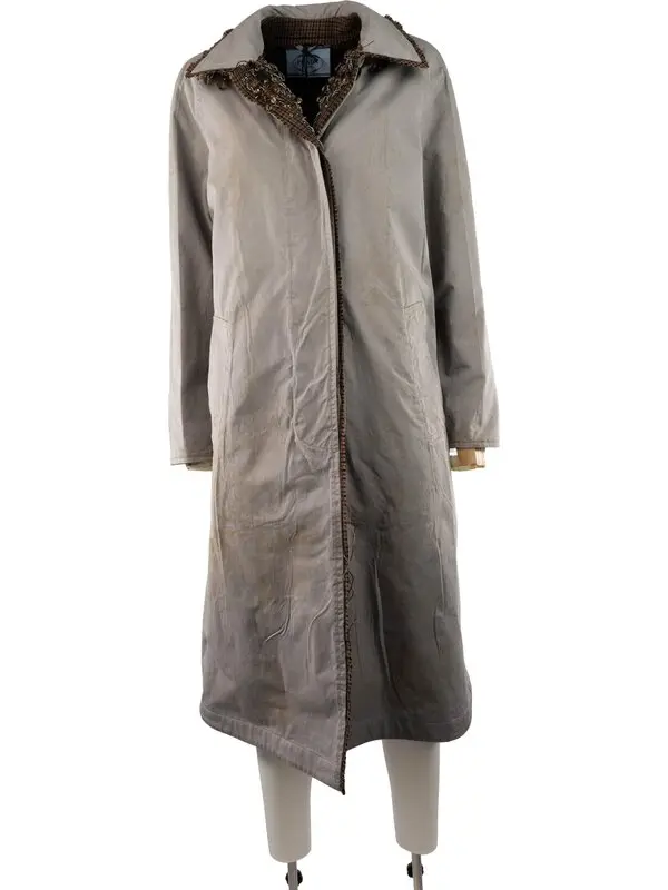Prada Clothing Coats - Stone Grey