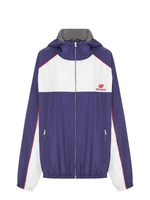 NEW BALANCE X MIU MIU Technical Poplin Windbreaker Featuring Coco Gauff - Multicolor