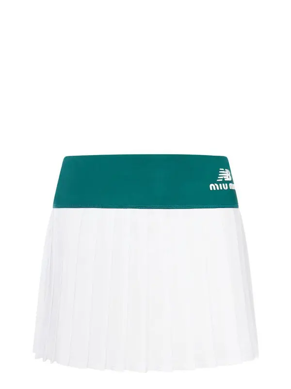 Miu Miu New Balance X Pleated Tennis Skirt Featuring Coco Gauff - Multicolor