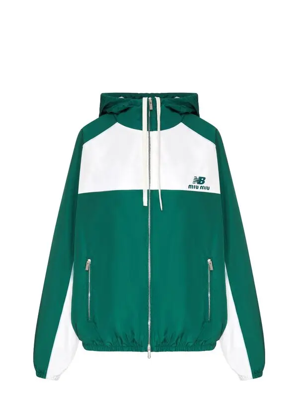 NEW BALANCE X MIU MIU Technical Poplin Windbreaker Featuring Coco Gauff - Multicolor